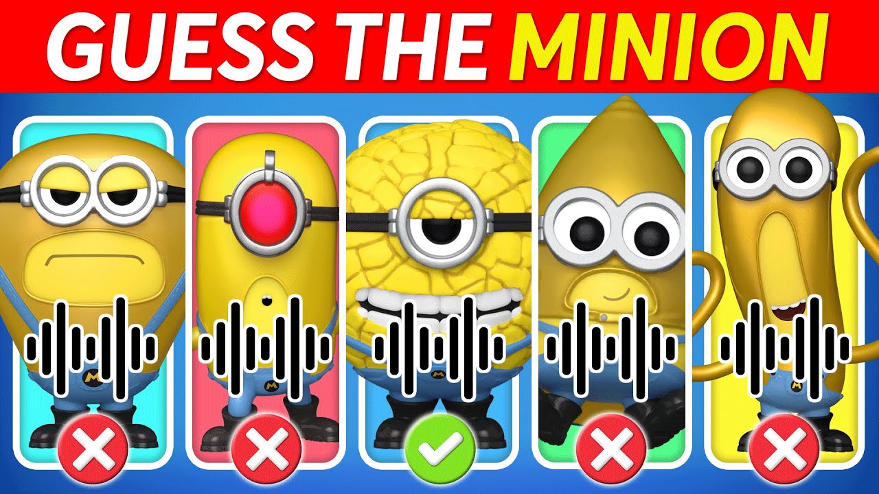 Guess The Despicable Me 4 Characters By Their Voice...! 🤓🍌🔊 | Mega ...