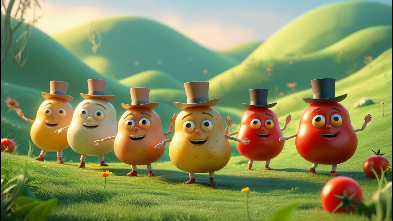 Tomato and potato friendship kids song ! Tomato aur Potato ki Yaari ...