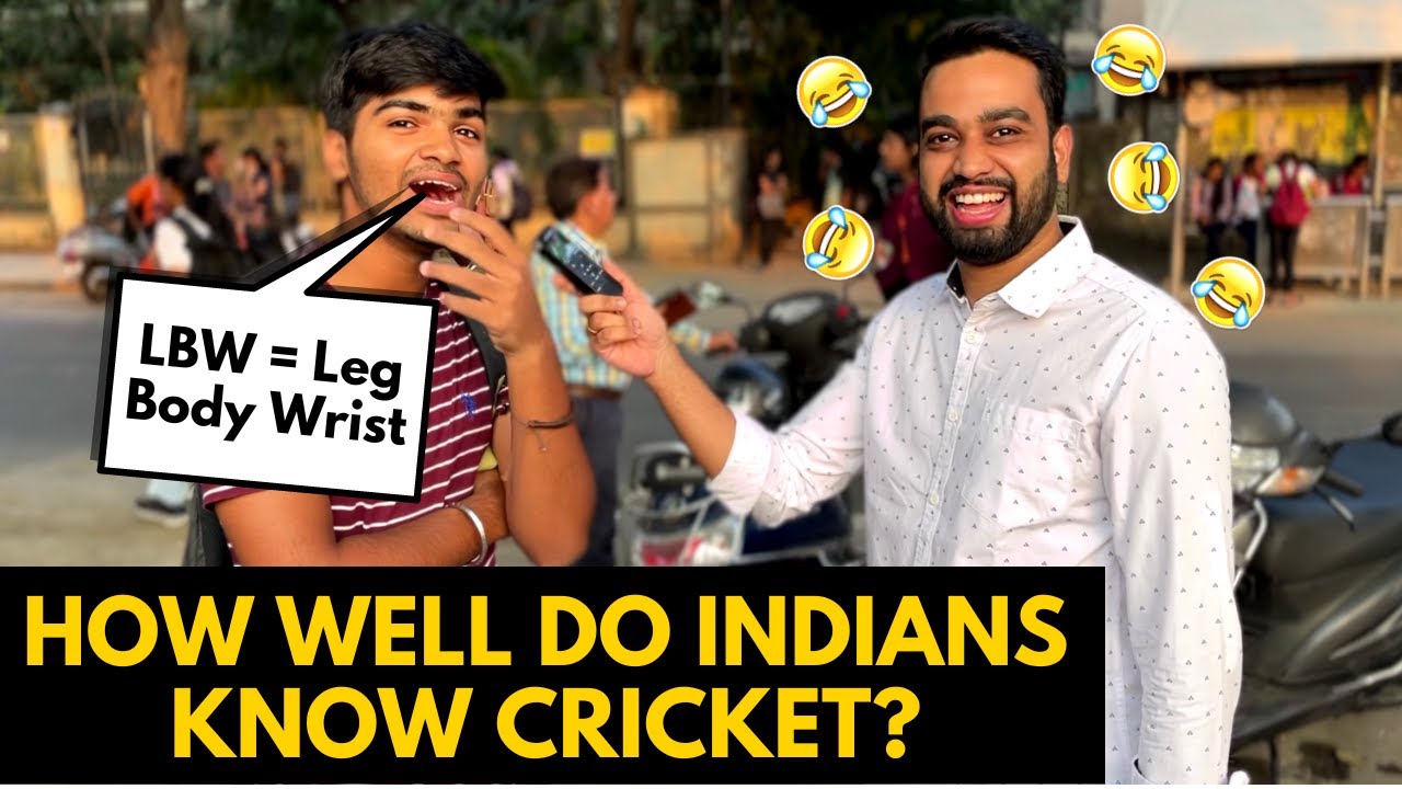 ASKING BASIC CRICKET QUESTIONS | STREET INTERVIEW | BECAUSE WHY NOT ...