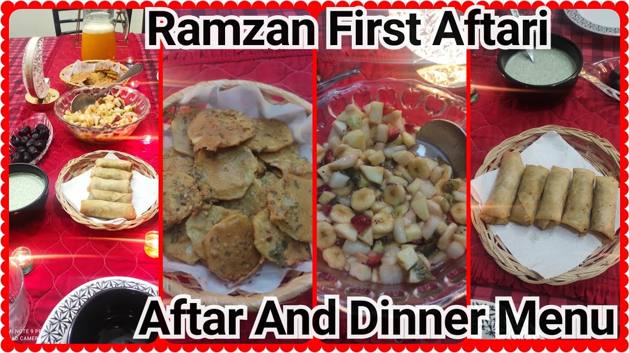 First Roza Aftari || Aftari And Dinner Menu || Umme taqi Official - YouTube