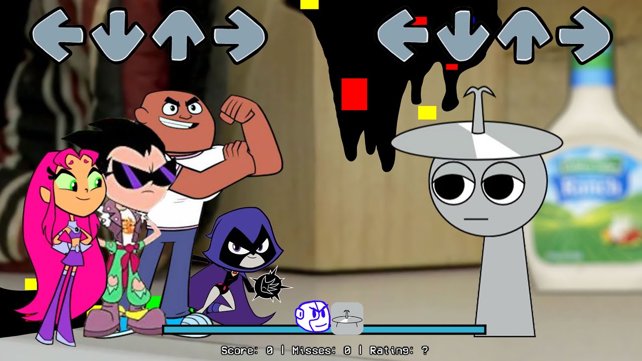 [SWAP] FNF Sprunki All Phases VS Teen Titans Go Sings Sliced ...