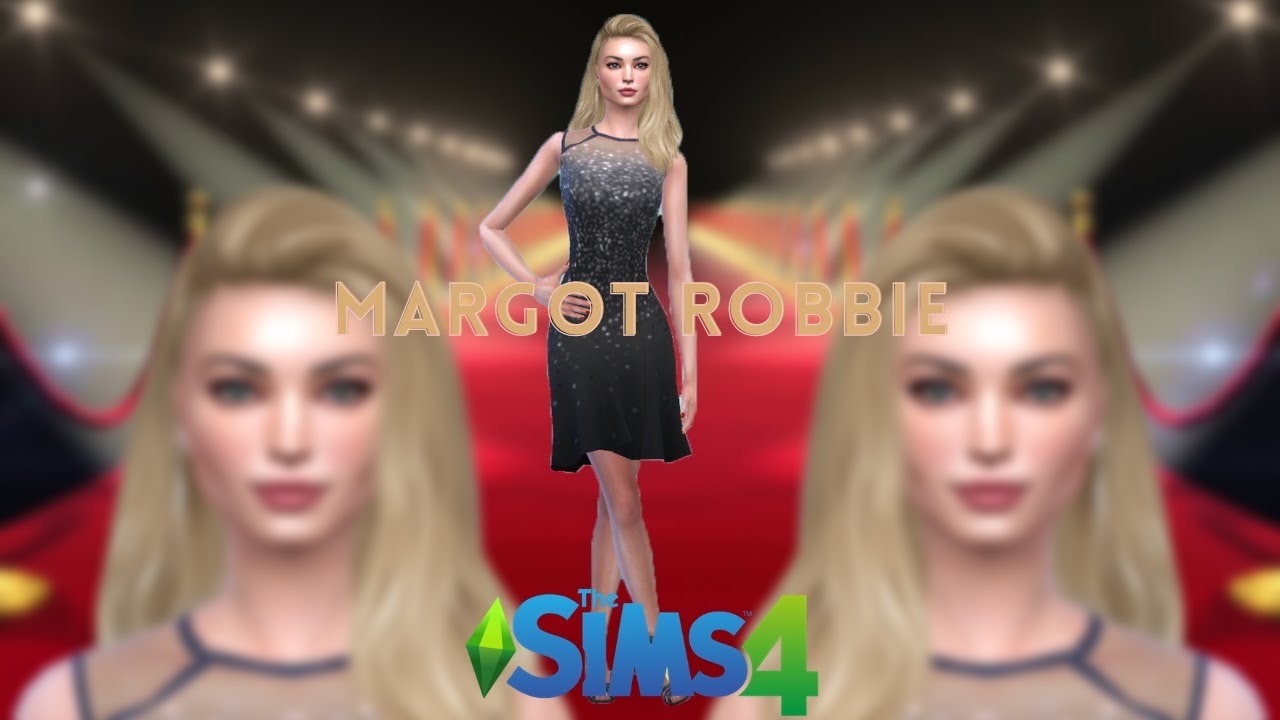 Margot Robbie (+ CC Links) // The Sims 4: Create A Sim - YouTube