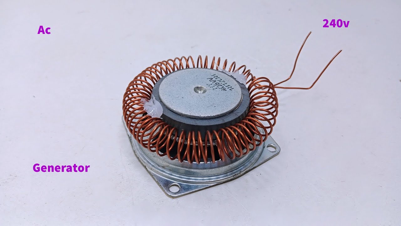 How to Make Free Energy Generator 240v Most Power Generator - YouTube