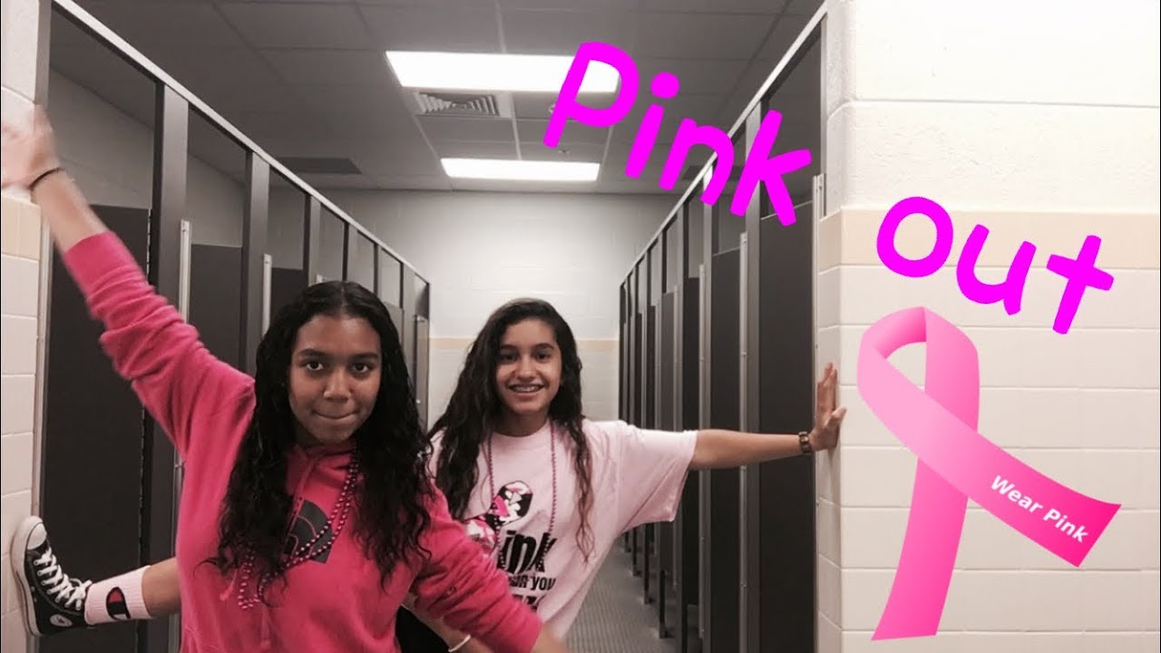 School Vlog: Pink out - YouTube
