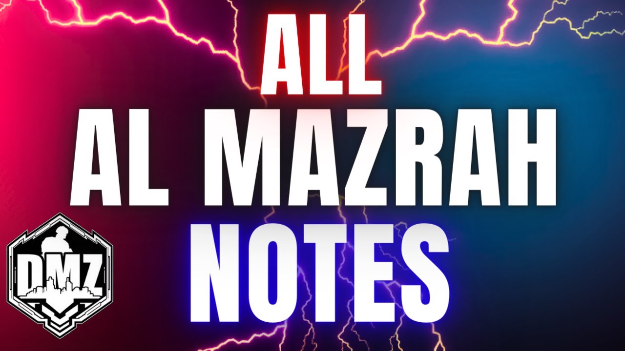 All Al Mazrah Note Locations | DMZ Note Locations - YouTube
