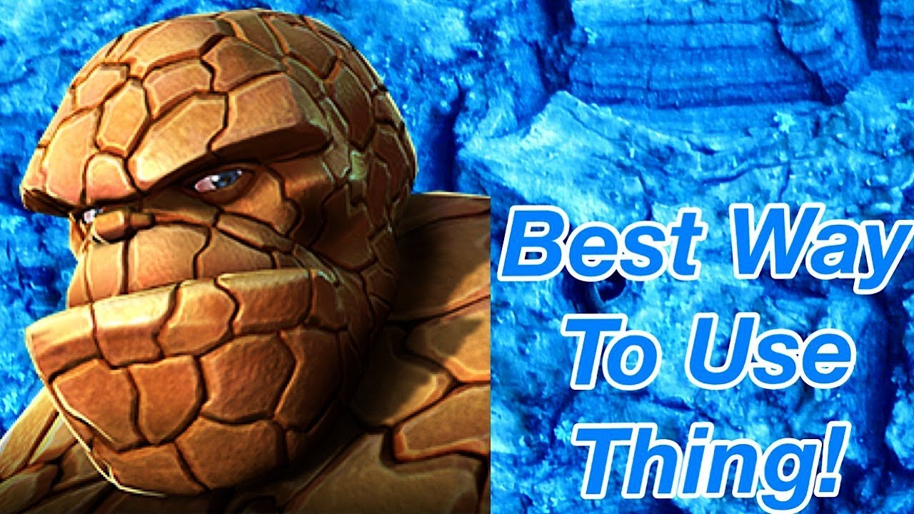The Best Way to Use Thing!!! | Marvel: Contest of Champions - YouTube