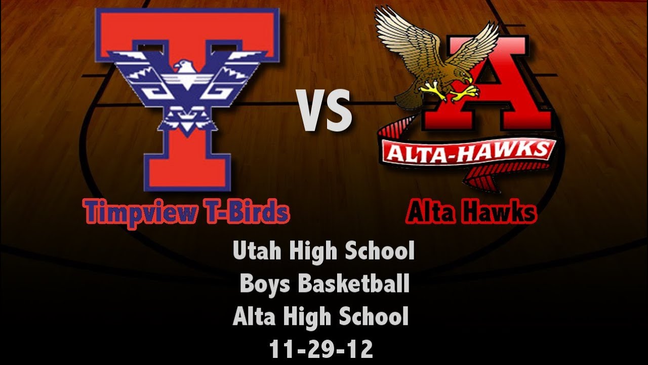 Boys high school basketball: Timpview Thunderbirds vs. Alta Hawks ...