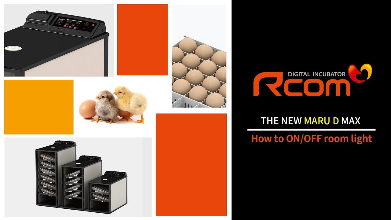 Rcom MARU D incubator - How to ON/OFF room light - YouTube