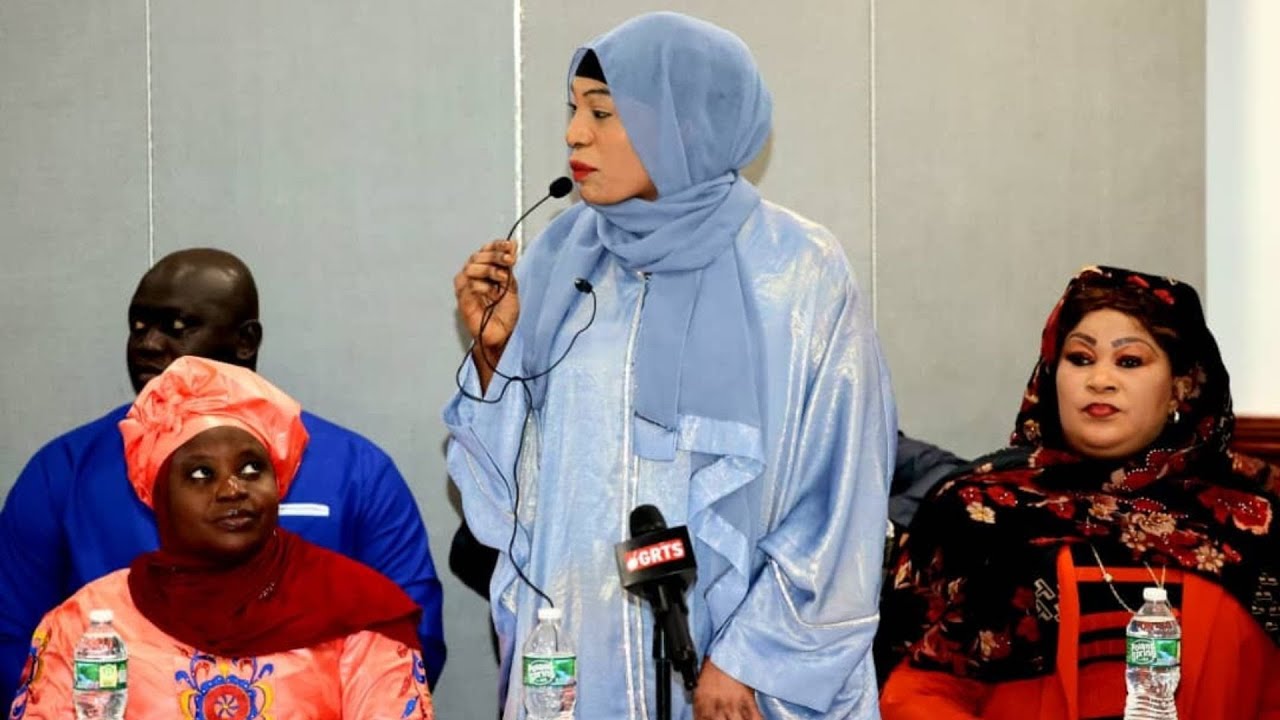 HON. MAIMUNA CEESAY NOMINATED NATIONAL ASSEMBLY MEMBER SPEAKING IN ...