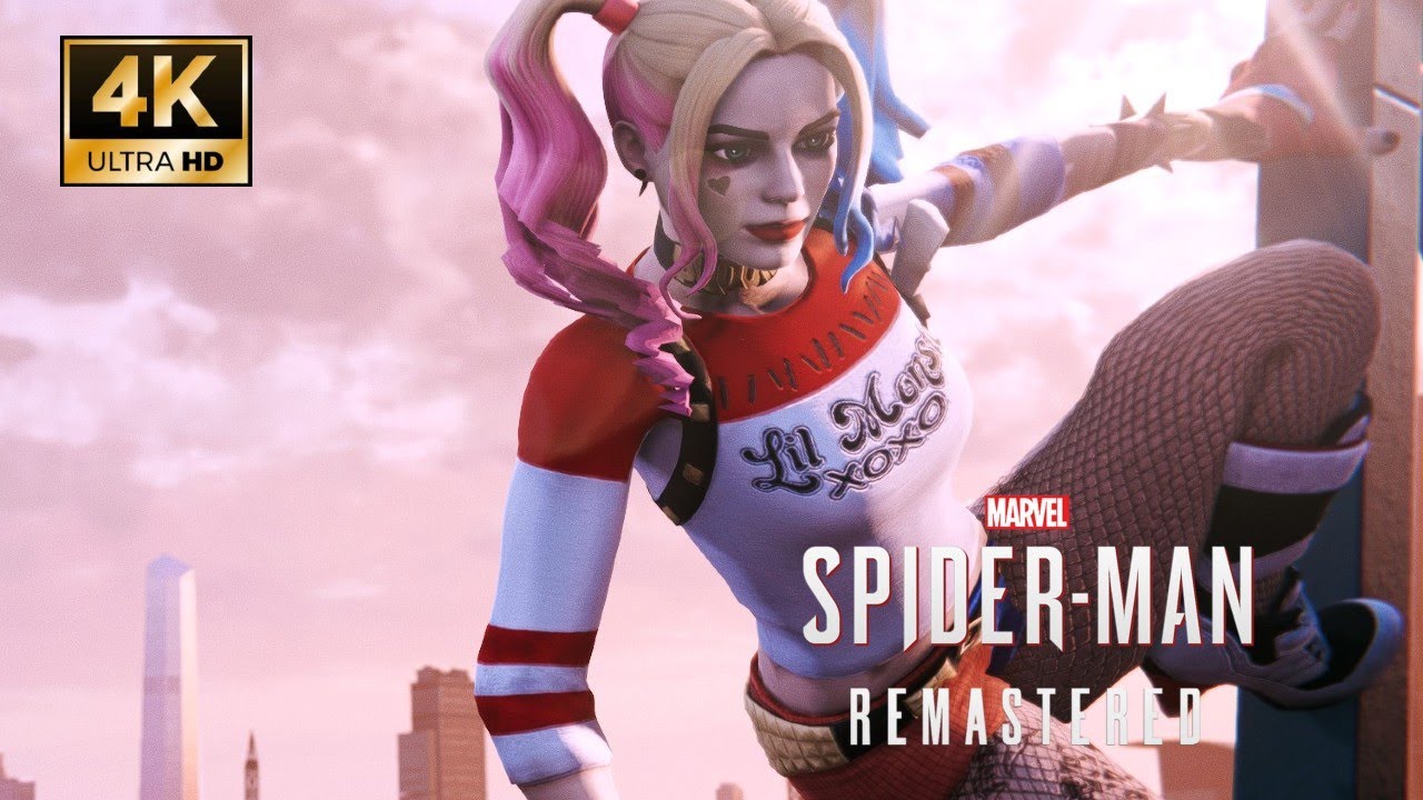 Harley Quinn (Margot Robbie) Marvel's Spider-Man Remastered Mod 4K ...