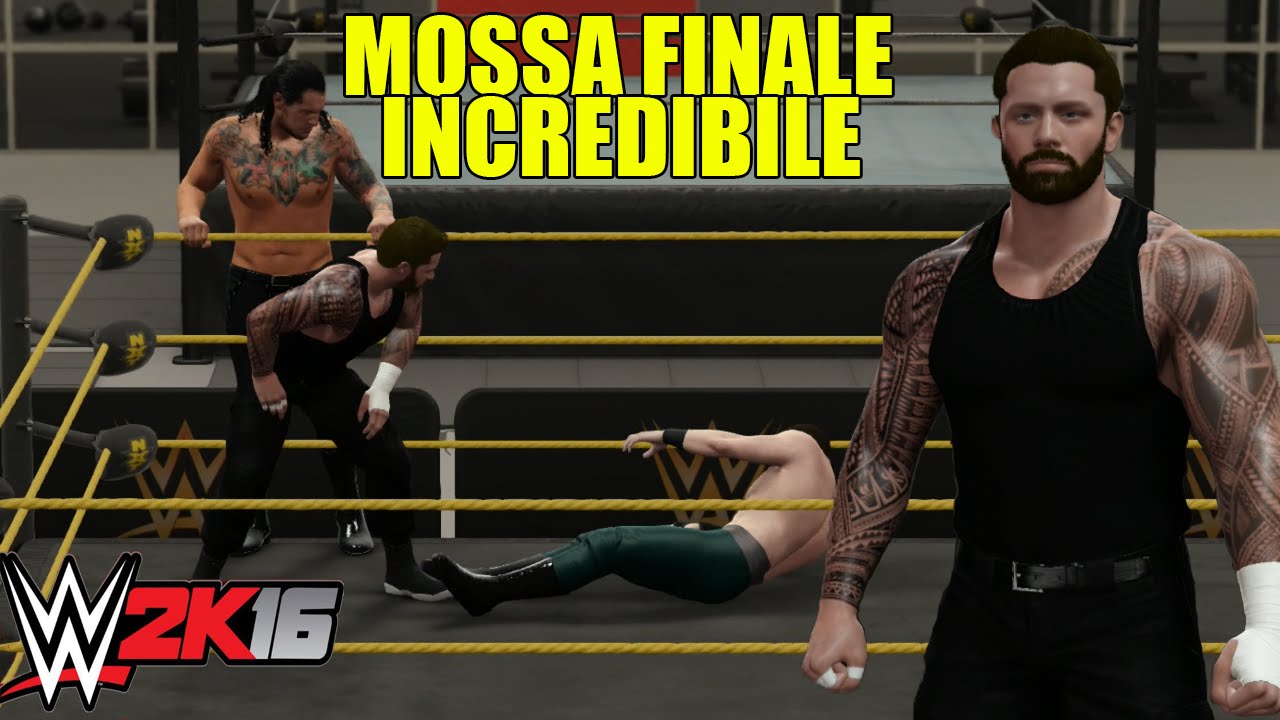MOSSA FINALE INCREDIBILE E MATCH SCLERO ! [WWE 2K16] - YouTube