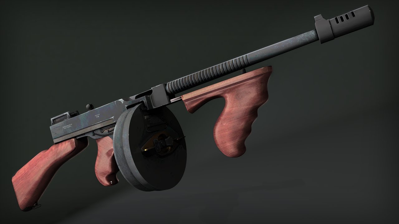 3ds Max Tutorial: Creating a Game-Ready Tommy Gun in 3ds Max - YouTube