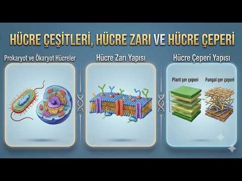 Hücre Çeşitleri, Hücre Çeperi ve Hücre Zarı | Biyoloji Çınarı | Eşref Hocam