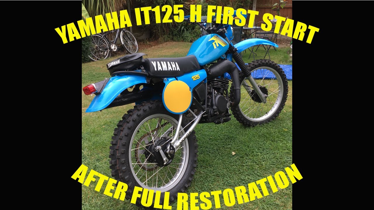 The rarest Yamaha IT, IT125 H 1983 alloy tank - YouTube