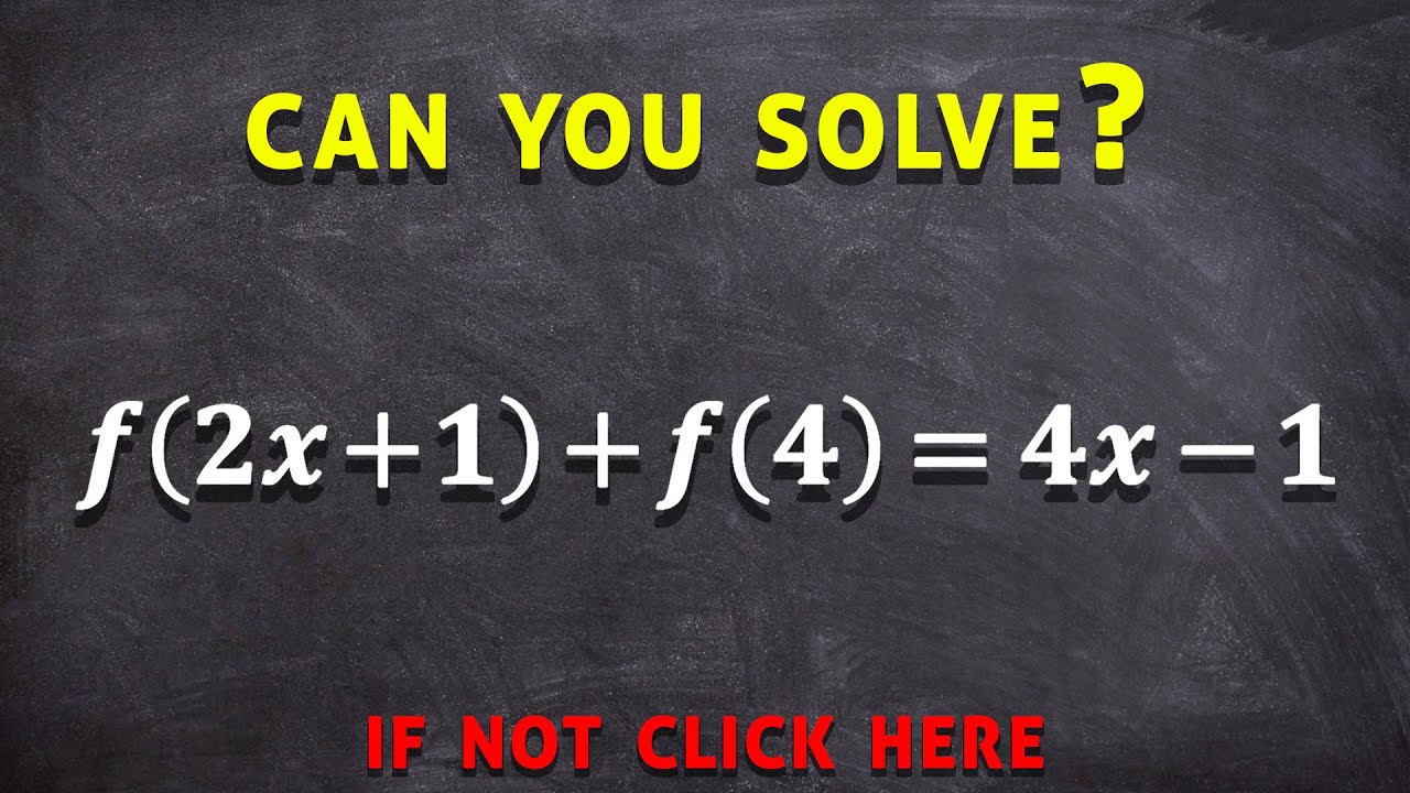 You should know this easy solution trick! | Math Olympiad Problem ...