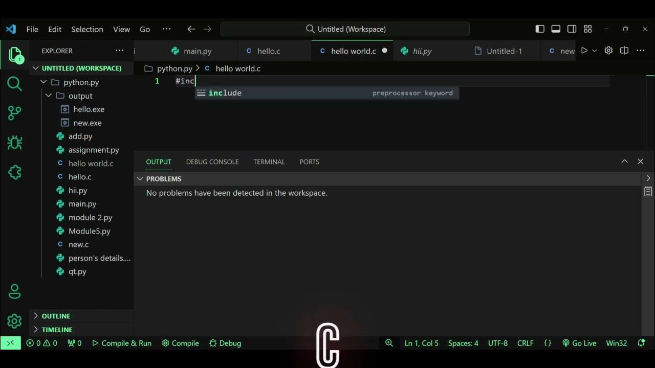 C Programming Series 01 Youtube