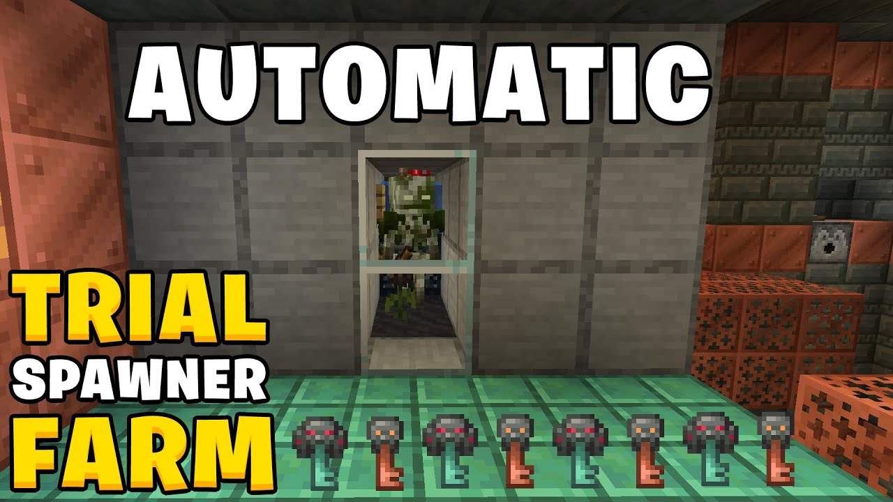 Trial Spawner Farm For Minecraft 1 21 Youtube