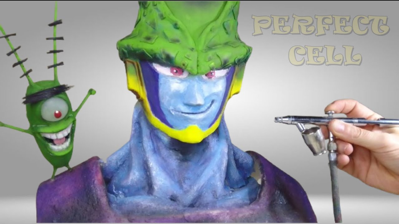 Perfect Cell y Plankton de materiales reciclables #dragonball # ...