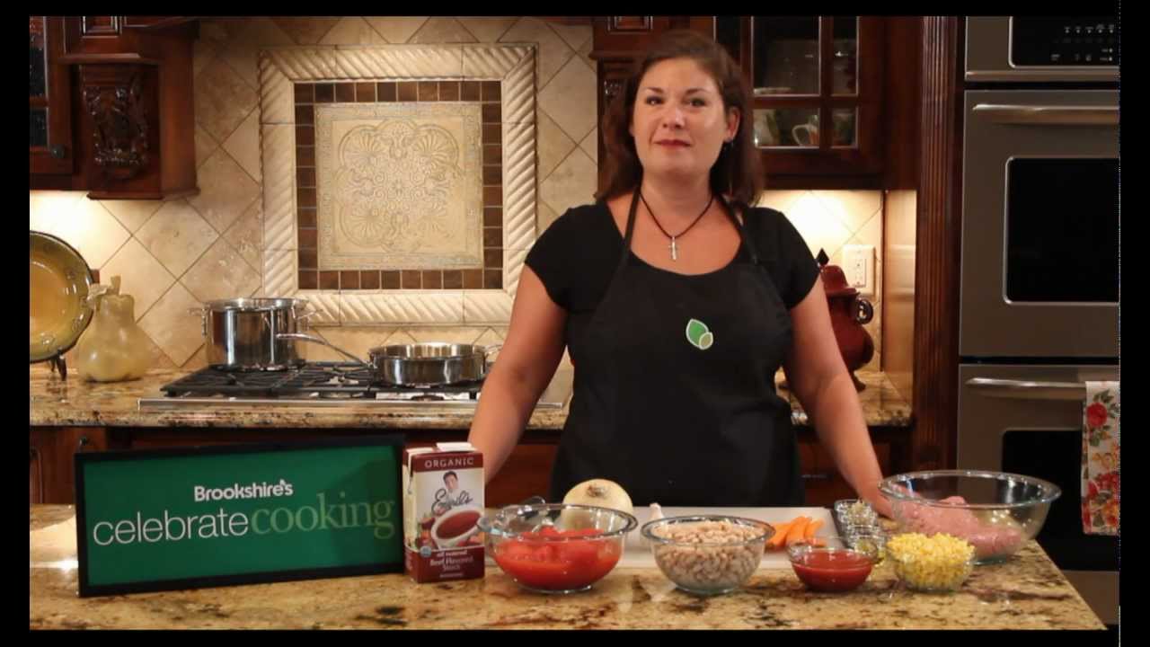 Celebrate Cooking with Amy - Turkey and White Bean Chili - YouTube