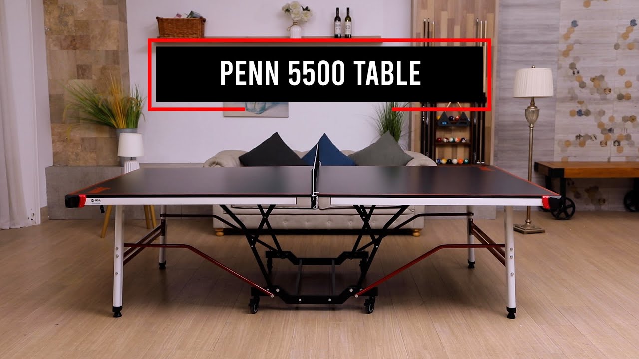 Penn 5500 Table Tennis Table - YouTube