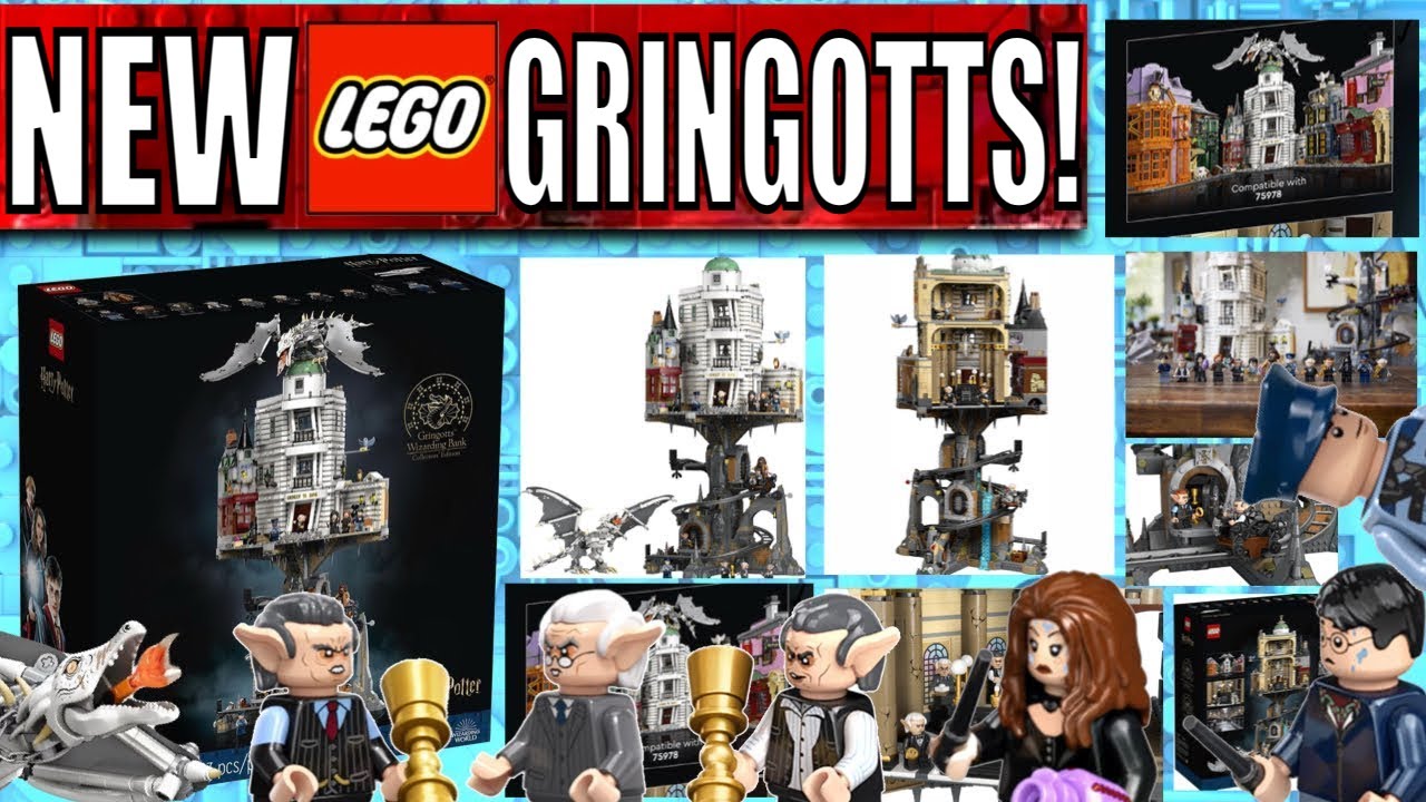 NEW LEGO Harry Potter 76417 Gringotts Set OFFICIALLY REVEALED! - YouTube