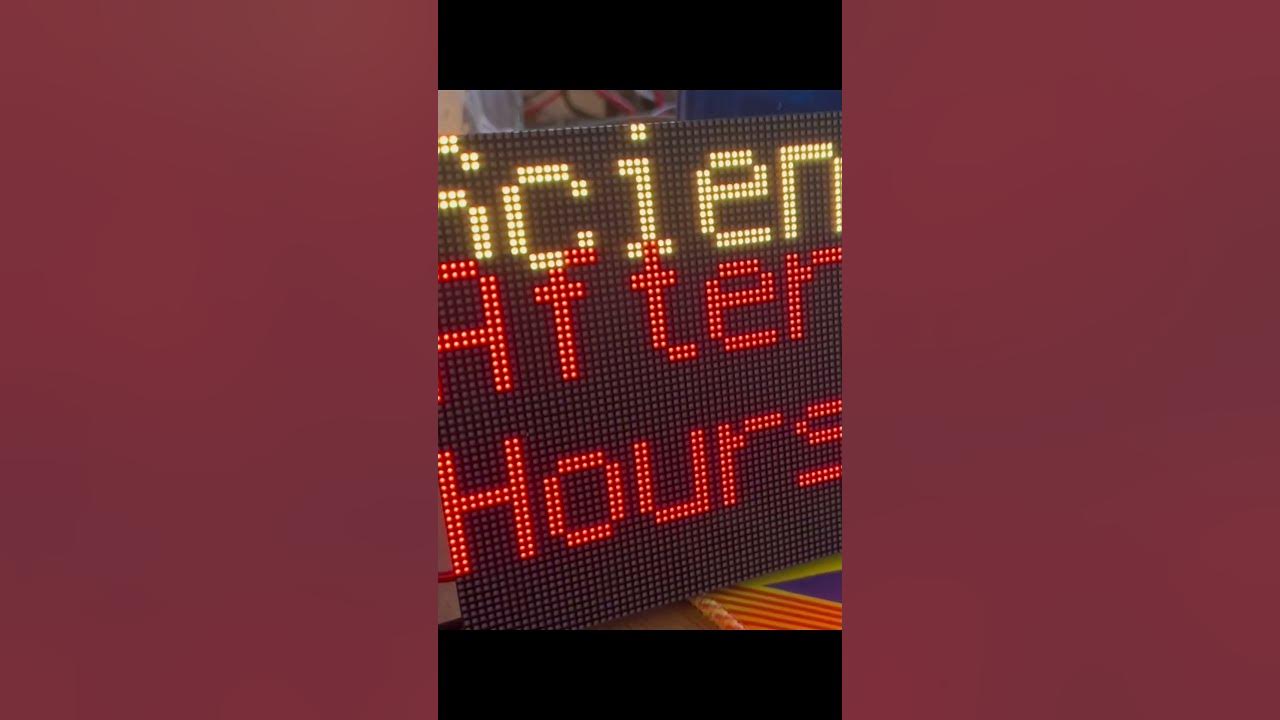 Displaying Bad Apple On The Adafruit 64x64 Led Matrix Panel Arduino Arduinoproject Youtube