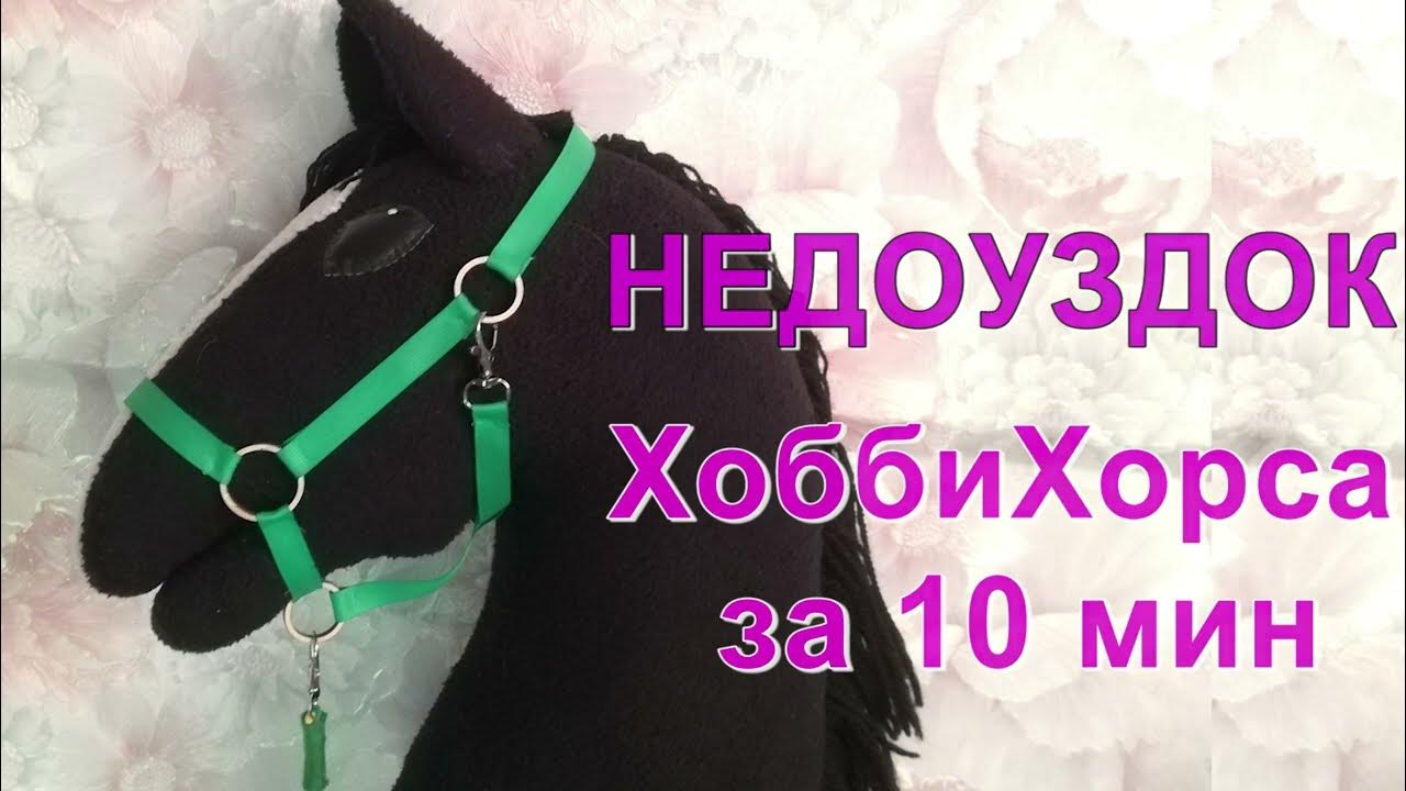 Недоуздок для хоббихорса за 10 мин - YouTube