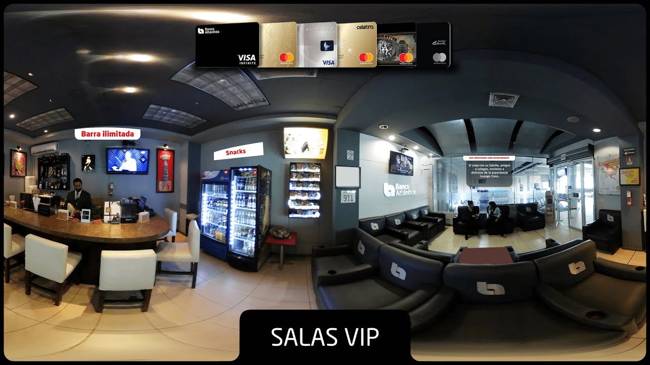 Tour 360° Salas VIP Banco Atlántida - YouTube
