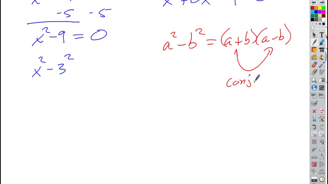 2016 10 27 Solving Simple Quadratics - YouTube