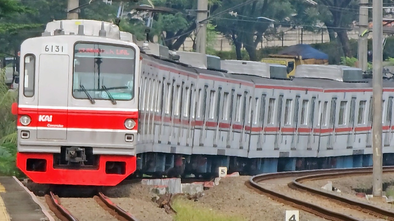 [4K] Stasiun Jurangmangu: Kompilasi Kereta JR 205, TM 6000 VVVF | KRL Commuter Line (3/3) - YouTube