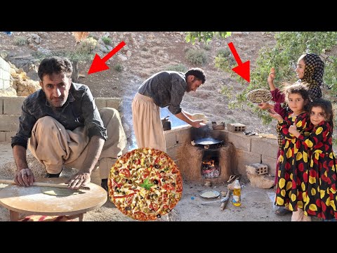 Salman's oven-baked pizza on mountain surprised the girls!