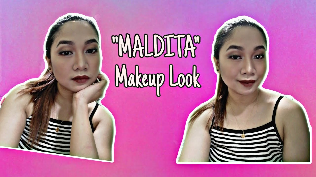MALDITA Make up Look|| charr 😅 - YouTube
