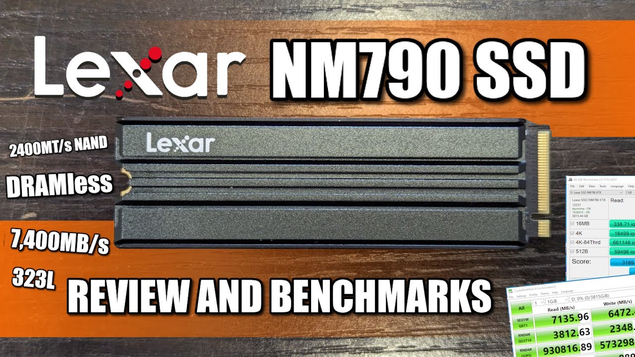 LEXAR NM790 SSD Review and Benchmarks - 7400MB/s, 232L NAND AND ...