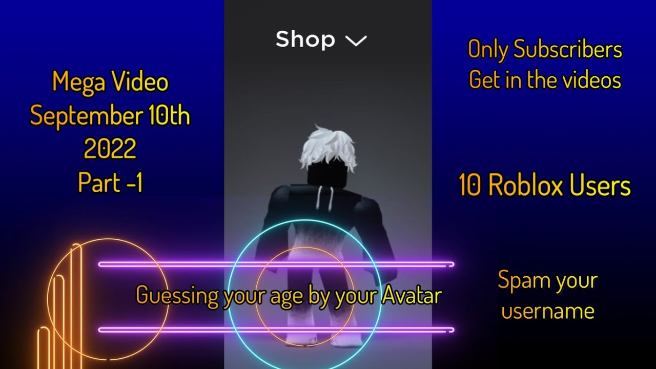 Guessing your age by your cool and best Roblox Avatar | Mega-1 - YouTube