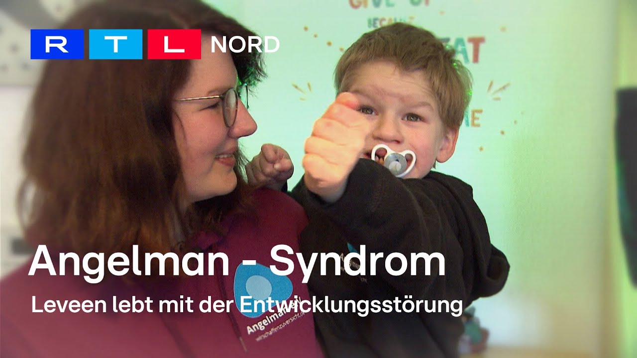 Gendefekt Angelman: Wie Leveen trotzdem laufen lernt - YouTube
