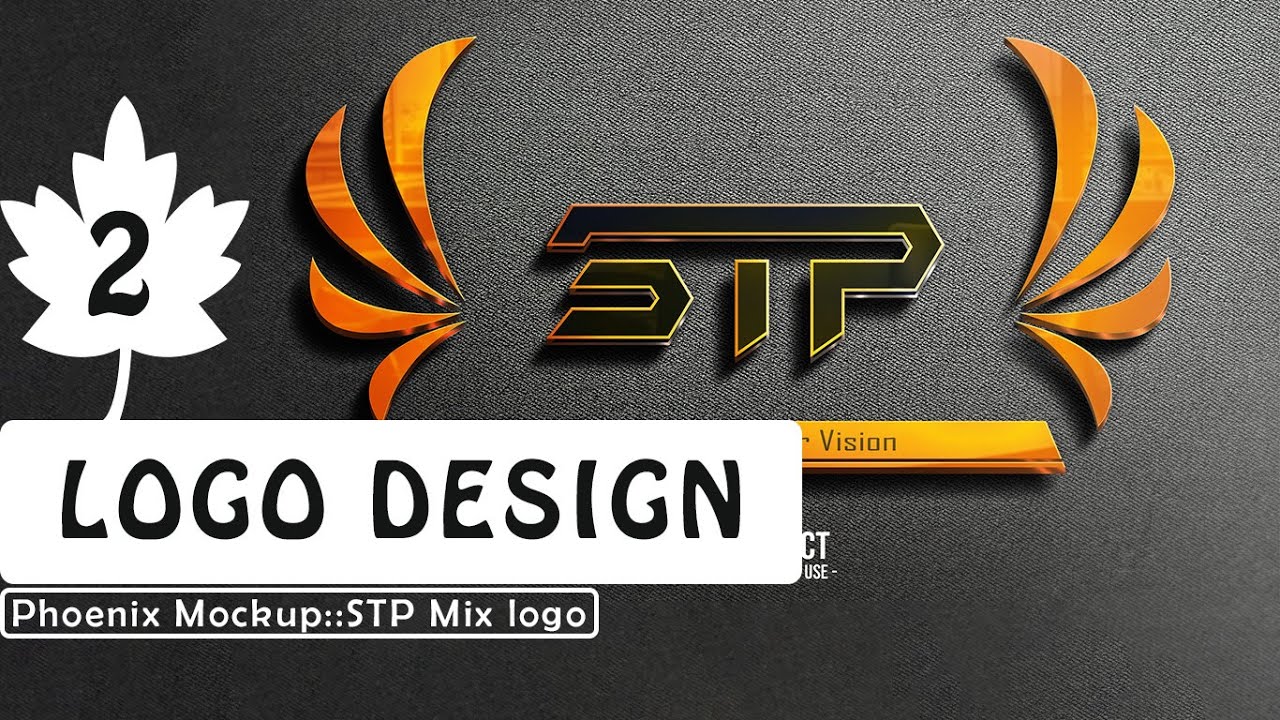 Logo Design::STP in Illustrator CC20 - YouTube