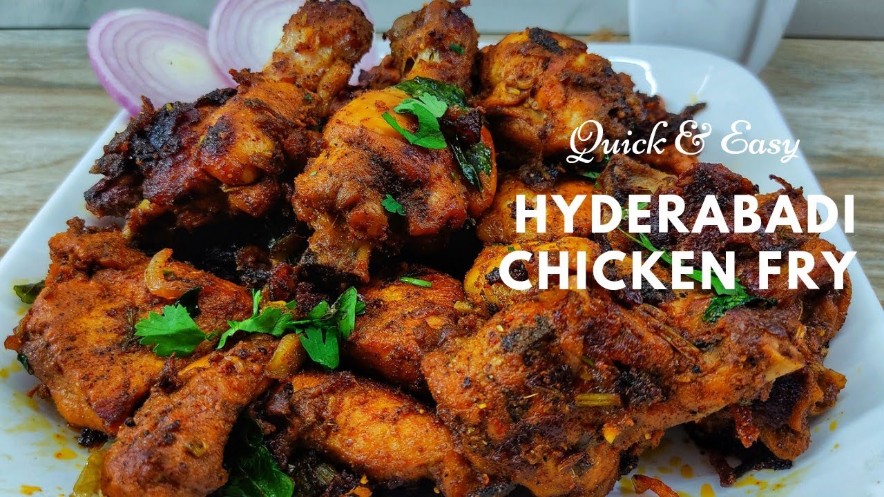 Hyderabadi Chicken Fry | Street Style Famous Chicken Fry | Chicken ...