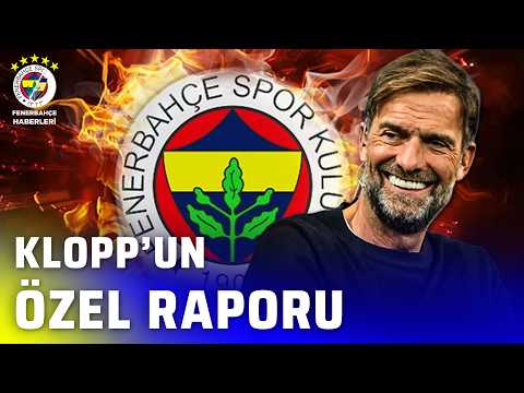 Jürgen Klopp'un Fenerbahçe'ye Özel Reçetesi! Aziz Yıldırım İstedi Klopp Yaptı!