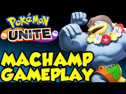 MACHAMP NEW BUILD | POKEMON UNITE| MACHAMP GAMEPLAY| #pokemonunite # ...