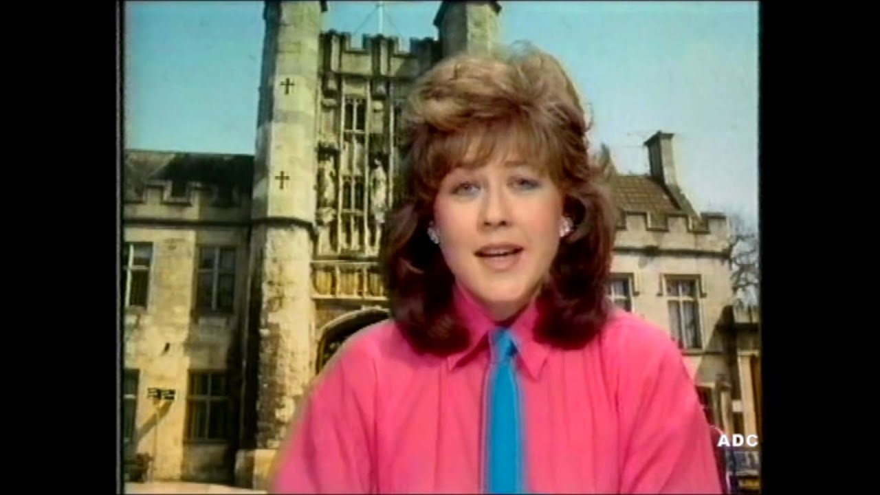 HTV West adverts & announcer Sara Edwards in-vision 23rd December 1985 ...