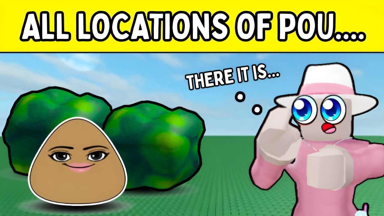 Searching FOR EVERY Pou in Roblox find the pou poos... - YouTube