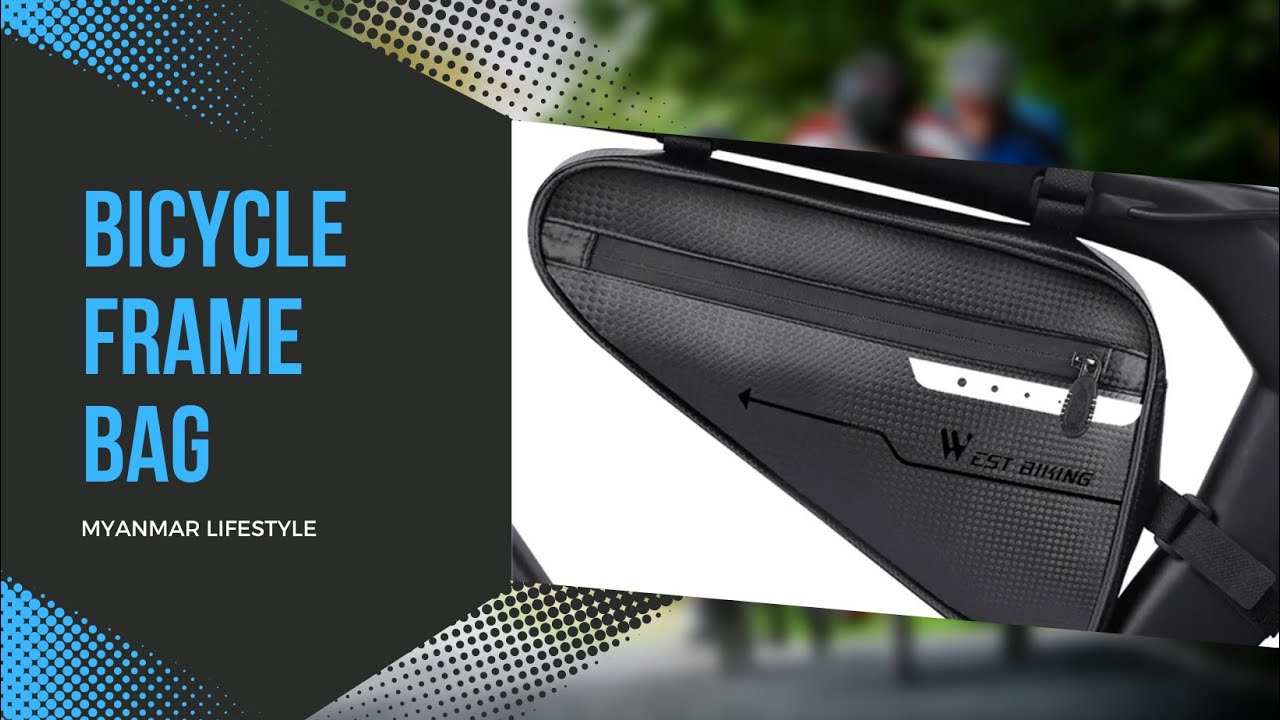 Water-Resistant 3L Bicycle Frame Bag - West Biking - YouTube