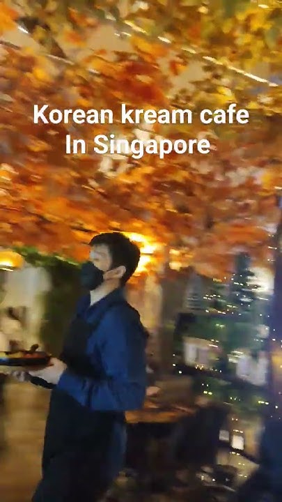 AMAZING Korean kream cafe HERE IN SINGAPORE - YouTube