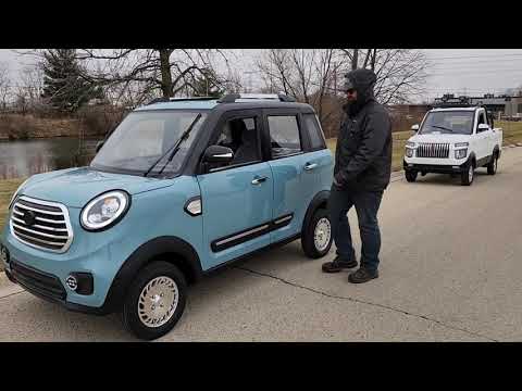 Electric Mini E Car Mini Bug 60v Electric Golf Cart LSV With Rear Hatch ...