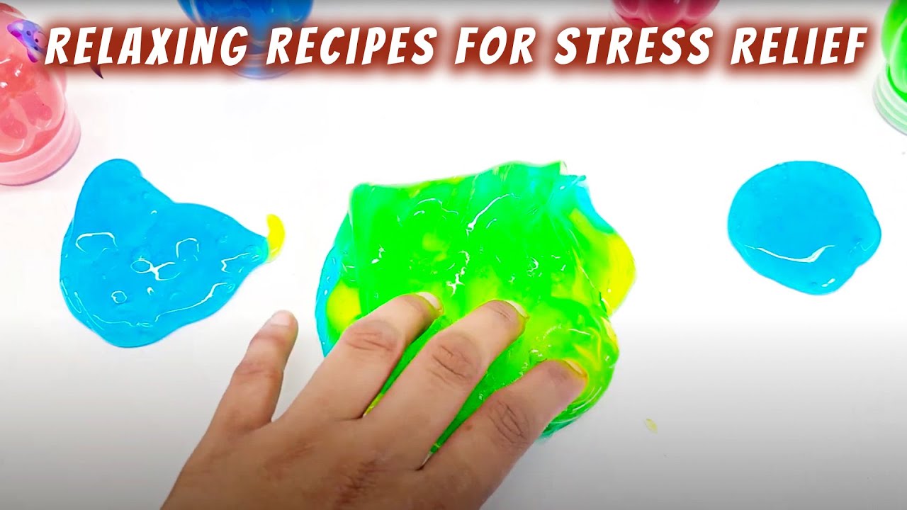 Oddly Satisfying Slime ASMR 😌| De-Stress with Squish: Slime Sampler for ...