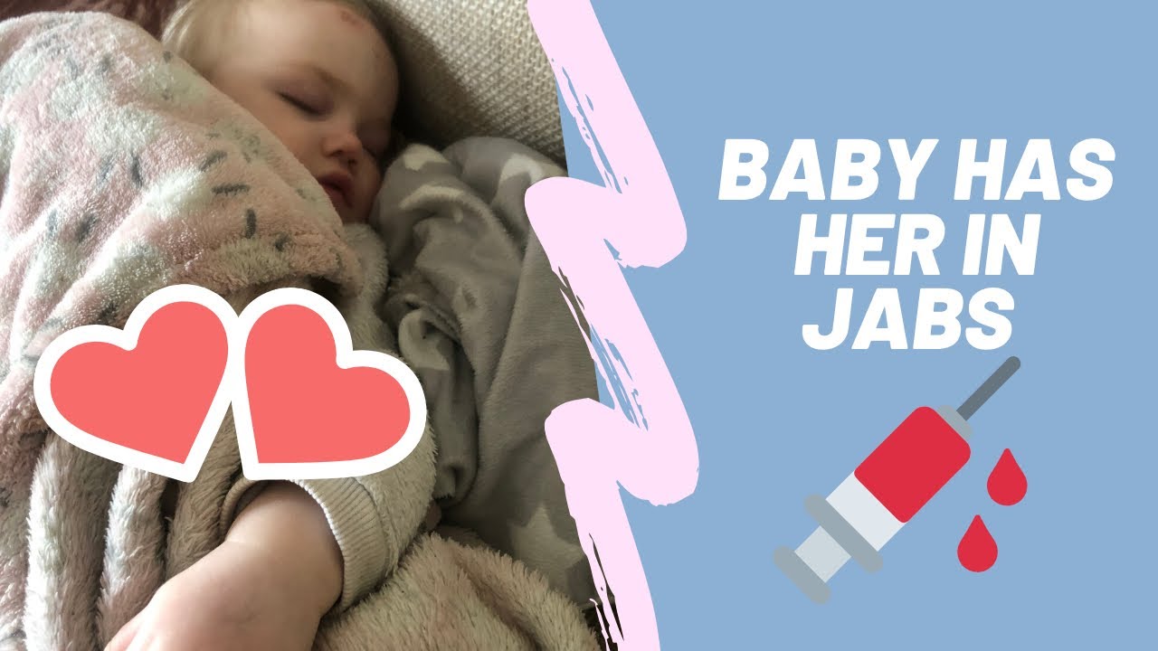 Baby has her last lot of injections - YouTube