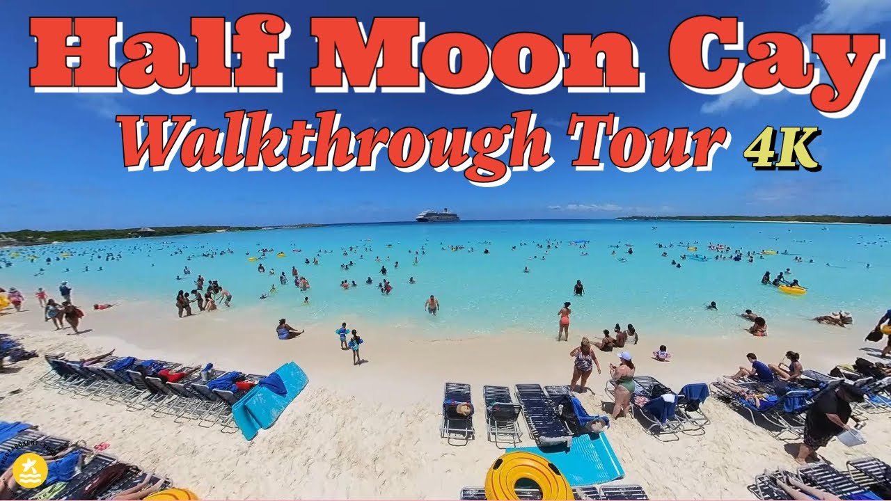 Half Moon Cay Bahamas: Stunning 4K Aerial & Walkthrough Tour - YouTube