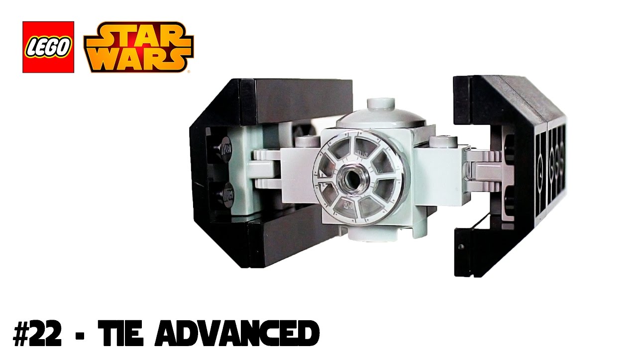 LEGO® STAR WARS™ Magazine Building Timelapse #22 - TIE Advanced - YouTube