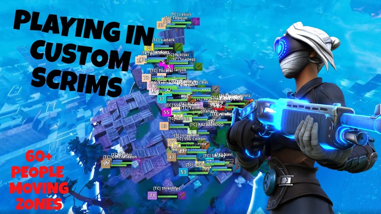 Playing Fortnite Custom Scrims - YouTube