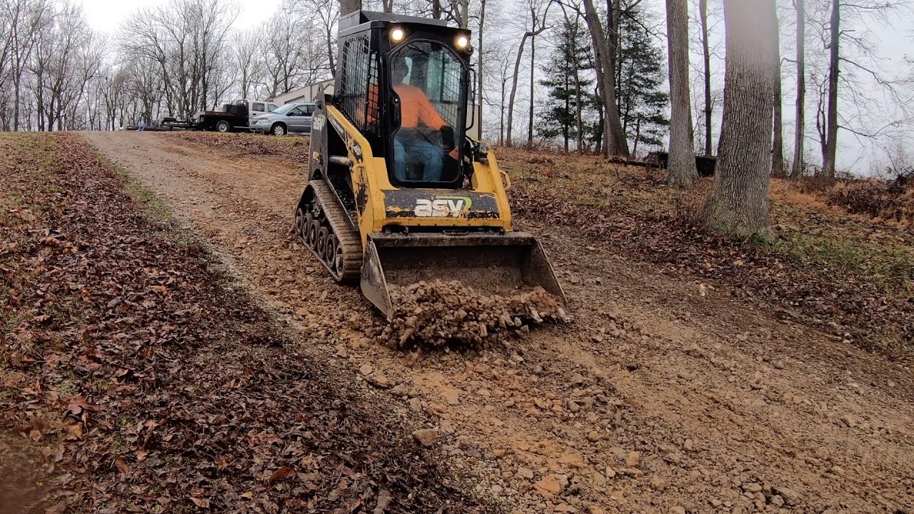 Fixing Ruts and Washouts in a Driveway - YouTube